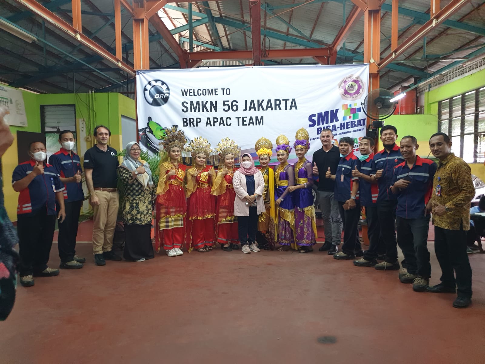 Penandatangan MOU SMKN 56 Jakarta dengan BRP Indonesia – SMKN 56 Jakarta
